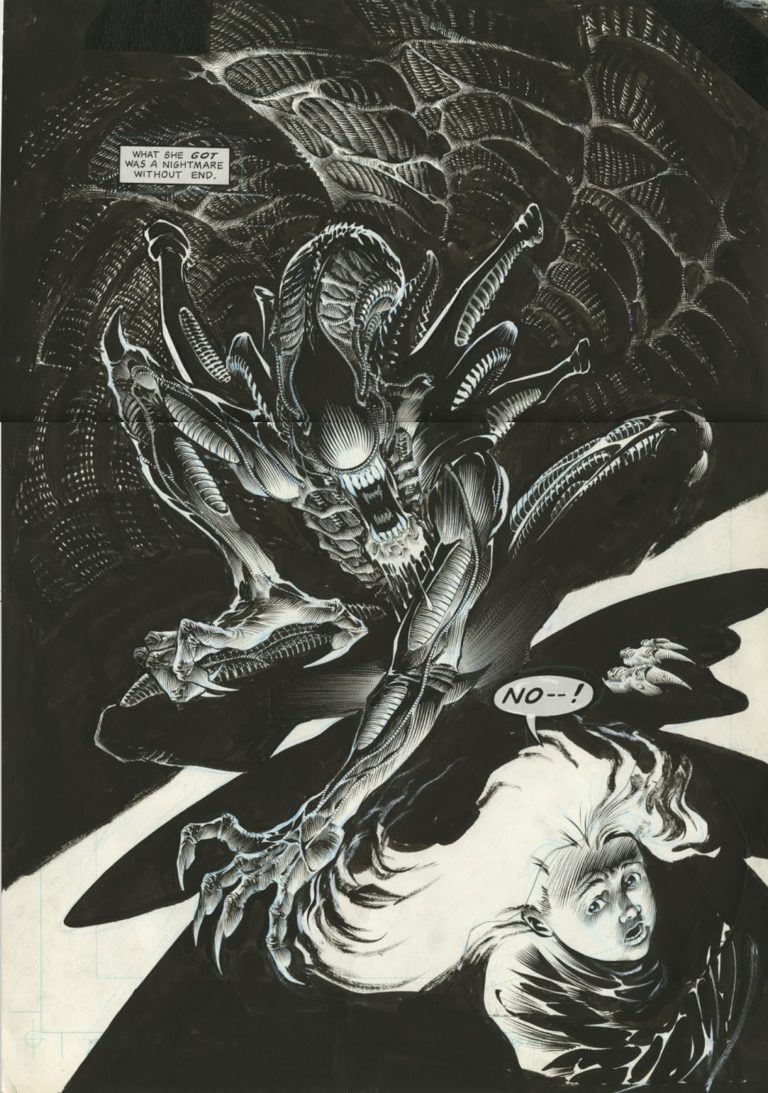 Sam Keith Aliens: Earth War interior page – Dangerous Universe