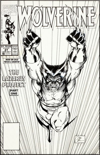 Jim Lee Wolverine #27 cover – Dangerous Universe