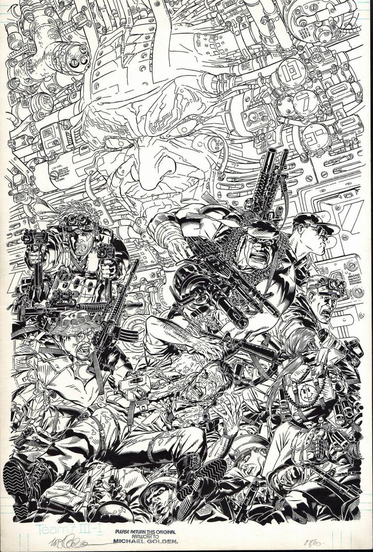 Michael Golden, Cover art for Team 7 – Dangerous Universe