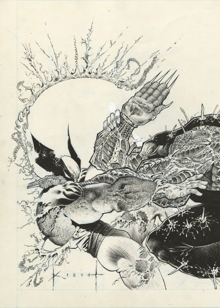 Sam Kieth Marvel Comics Presents #86 original art – Dangerous Universe